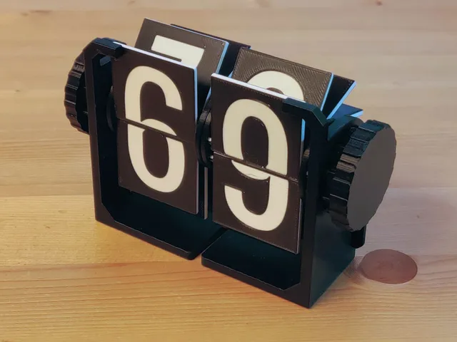 Make of Split-flap counter - Fully printable by tonpa888 | Download ...