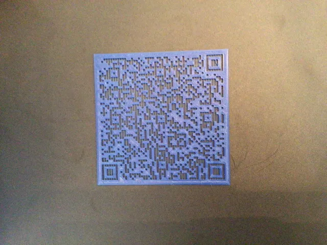 3D QR-Code Generator by pedRamezani | Download free STL model ...