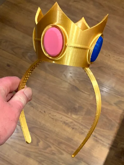 Make of Princess Peach Tiara Costume – Crown, headband, broach and ...