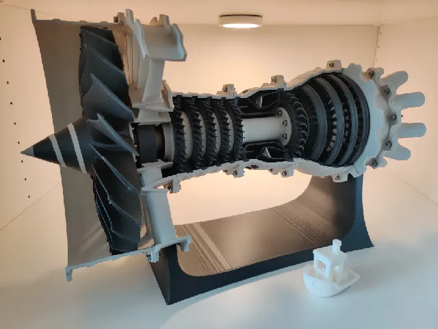 Make of 3D Printable Jet Engine by George | Download free STL model ...