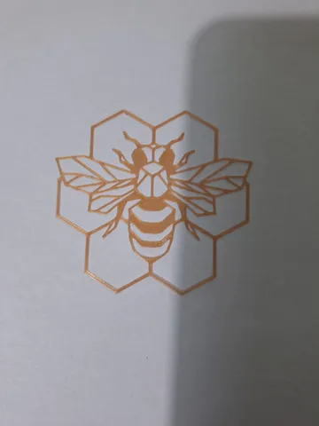 2D BEE, WALL BEE, LINE ART BEE, 2D ART HONEYCOMB, WALL HONEYCOMB by ...