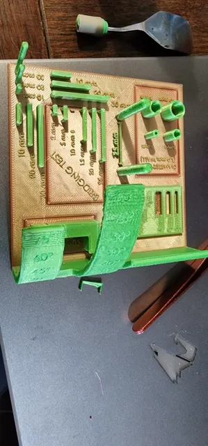 Make of Complete 3D Printer test all in one (stress test, bed level ...