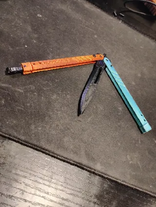 Fully Printable V2 Balisong Butterfly Knife - Complete with Fully ...