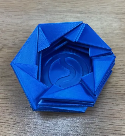Origami Bloom Pattern Foldable by BYU CMR | Download free STL model ...
