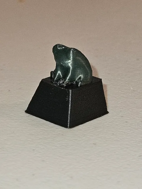 Make of Keycap Fred the Frog by HypersportHero | Download free STL ...