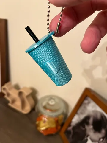 Starbucks Styled Coffee Tumbler Keychain by NavierIsStoked | Download ...