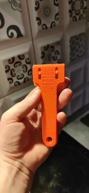 Make of Retractable double-edge razor blade scraper by Finisz ...