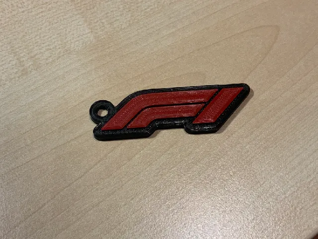 Make of F1 Keyring - Formula 1 Logo Contoured (Raised) by Basti_sch ...
