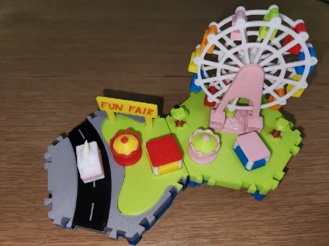 Make of Little Cities - Fun Fair by Benjamin Tay | Download free STL ...