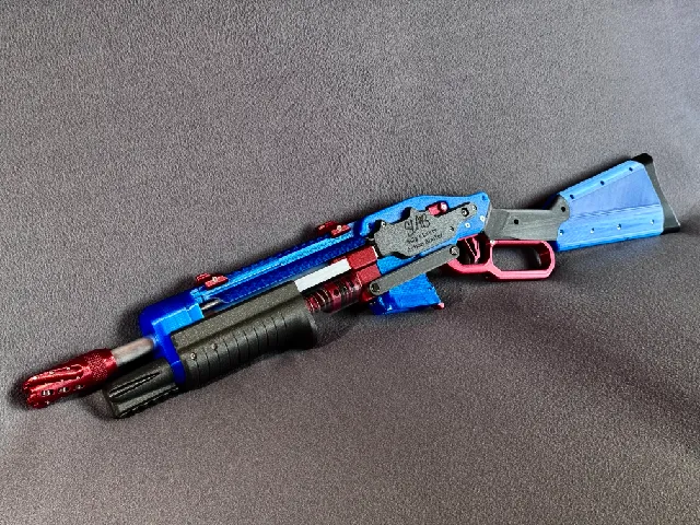 METRIC VER. SLAB - Silly's Lever Action Blaster (Nerf Homemade) by Sillybutts | Download free ...