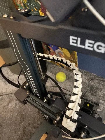 Give your Elegoo Neptune 4 Plus/Max a spine, a cable chain spine by edl ...