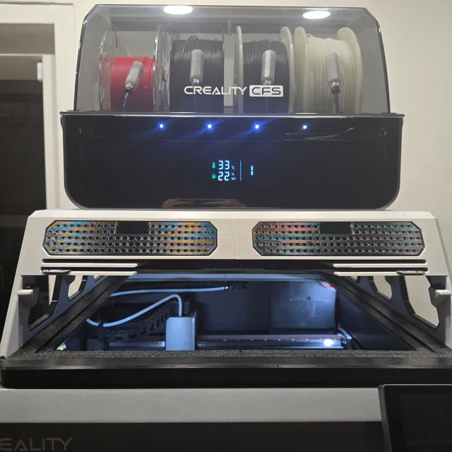 Make of K2 Plus - CFS Riser, Ventilation, and Storage by Ken Koh ...