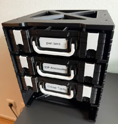 Gridfinity Stacking Modular Multi-Box Storage System [Parametric] by Jamin VanderBerg | Download ...