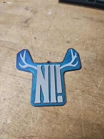 Monty Python "NI!" Sign by Jorila71xc | Download free STL model ...