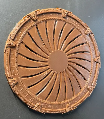 Coaster - Stargate por Martin | Descargar modelo STL gratuito ...