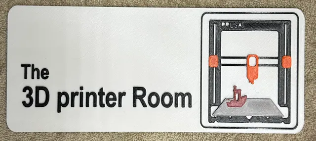 Make of The Office 3d Printer Room Sign by FrostyDogs | Download free ...