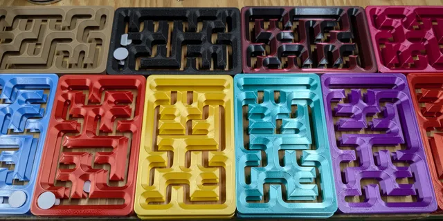 Fidget Maze Card by Tomtom5893 | Download free STL model | Printables.com