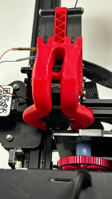 Make of Taurus V5 Cooling Duct for Creality Sprite Extruder, Dual 5015 ...