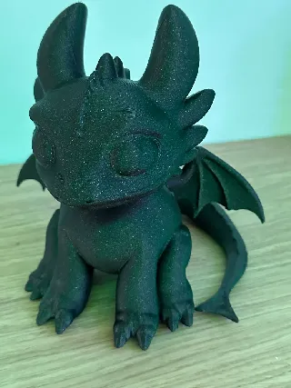 Cute LIl Toothless by Ochrum | Download free STL model | Printables.com