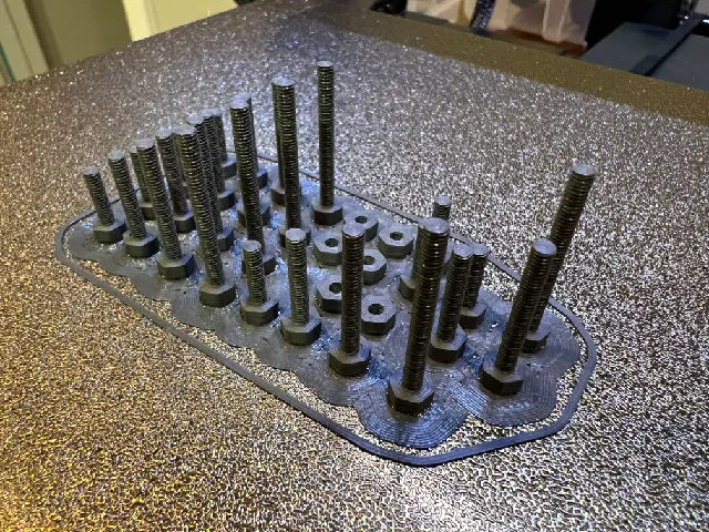 Make of M3 hex screw and nut (M3x10, M3x15, M3x20, M3x25, M3x30) by ...