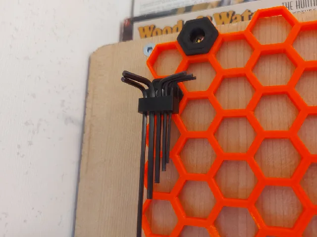 Make of Prusa Allen Keys Holder for Honeycomb Wall by DanKrolla ...