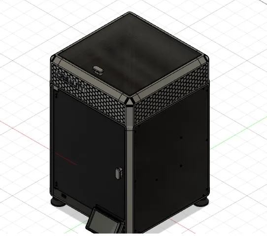 Make of Creality K1 / K1C Riser / Top Hood with Vents (Removable ...