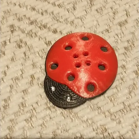 Ladybug Button by djedje_zr7 | Download free STL model | Printables.com