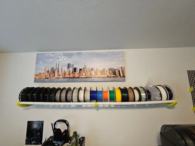 PVC Filament Storage Rack by Cameron Lipich | Download free STL model ...