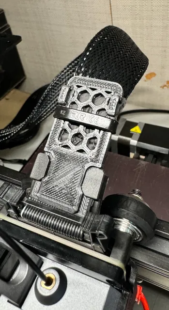 Make of Creality Sprite Pro Extruder Ribbon Cable Guide by Tony D ...