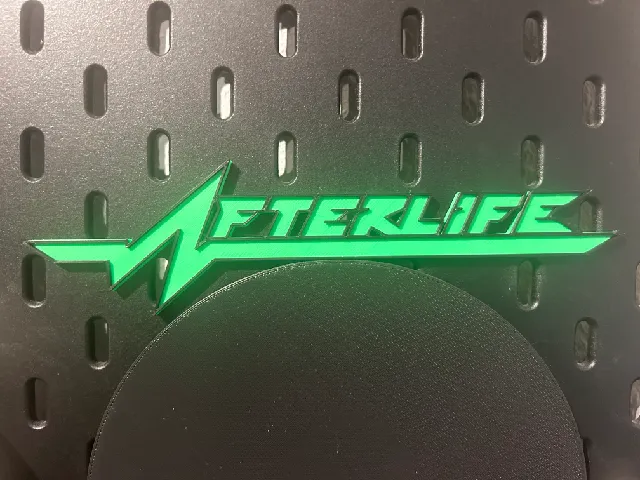 Make of Afterlife Sign (Cyberpunk 2077) by smirrrr | Download free STL ...