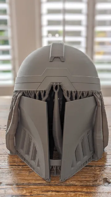 Make of Aran Tal: Star Wars inspired Mandalorian Helmet by Max ...