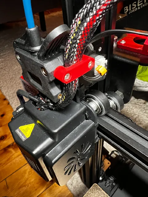 Make of Creality Sprite SE wiring brace by BengtZzz | Download free STL ...