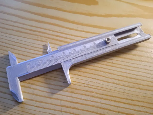 Make of Vernier Caliper by val703 | Download free STL model ...
