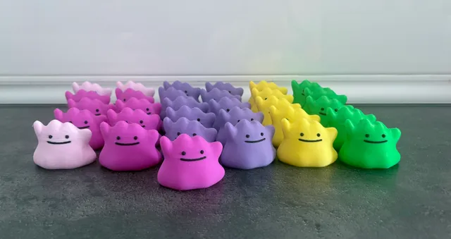 Ditto Pokemon by Symbiance | Download free STL model | Printables.com