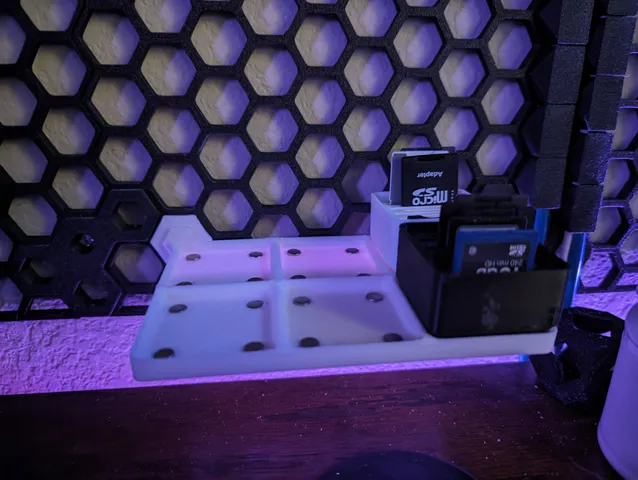 Gridfinity Honeycomb Storage Wall Stronger Base Plates by NoWarrenty ...