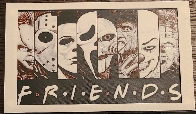 Make of Scary Friends (HueForge print) by URTheBomb | Download free STL ...