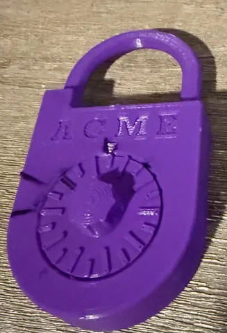 3-Digit Combination Padlock Kit Card by LoboCNC | Download free STL ...