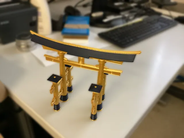 Make of Japanese Shinto Shrine Gate (Torii) No Supports by Plecostumous ...