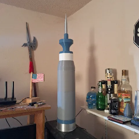 120mm APFSDS full size replica (Tank Sabot round) by ad5ou | Download ...