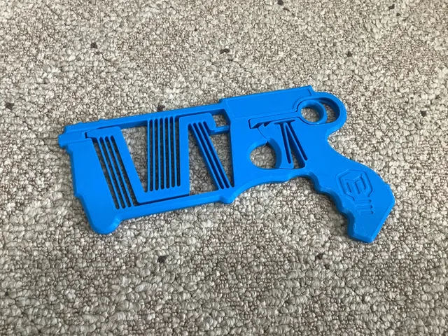 Make of One Piece Compliant Mechanism Blaster (Mark Rober) by SimpliDesigns | Download free STL ...