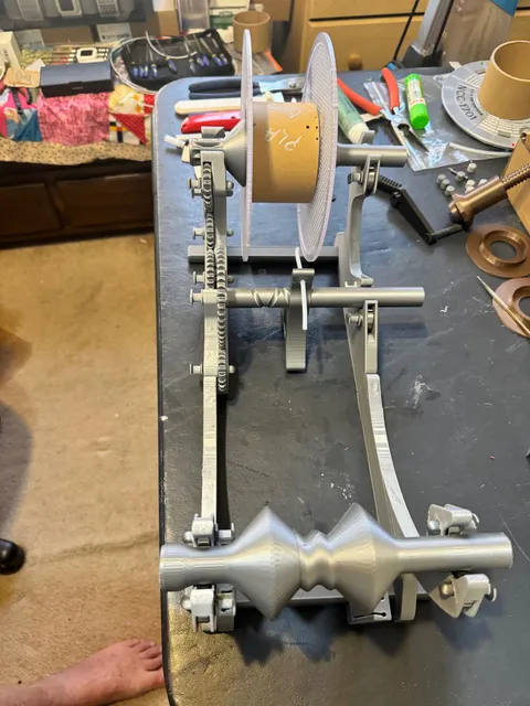 Make of Pastamatic - Filament Spool Winder for Bambu Lab X1C/P1P AMS ...