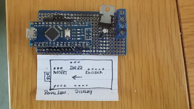Make of Filament dry box - heated, ventilated, Arduino controlled by ...