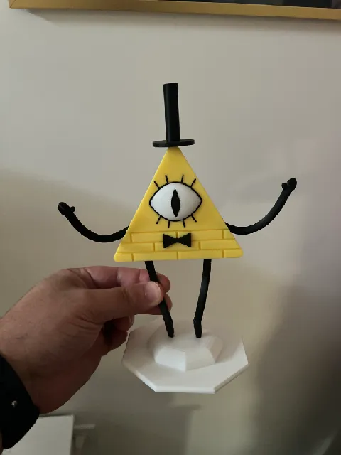 Make of Bill Cipher from Gravity Falls by rfsbsb | Download free STL ...