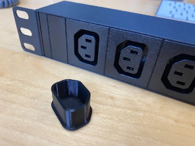 Make of C13 Type AC Plug Cover by Radim | Download free STL model ...