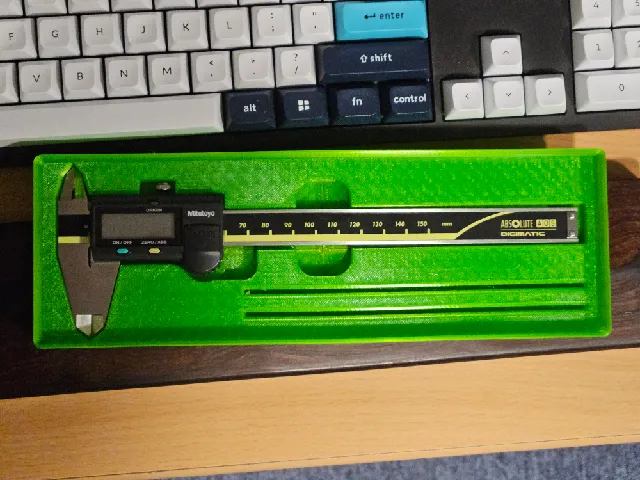 Make of Gridfinity Mitutoyo Calipers & Rulers case by Lucas G ...