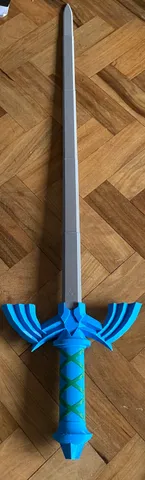 Telescoping Master Sword with replaceable blade by GeoPrints13 ...
