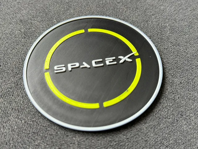 SpaceX Booster Coasters by Gizmo Gurus LLC | Download free STL model ...
