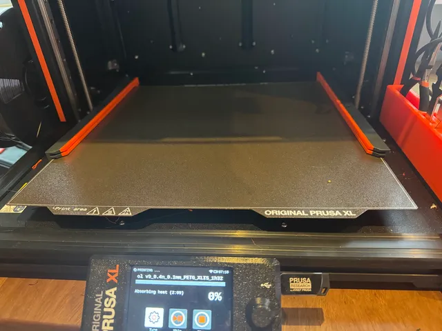 Make of Prusa XL Integrated Steel Sheet Rack / Holder (no supports) by ...