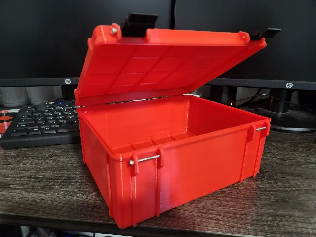 Make of Rugged Gridfinity Box (Parametric) by crochetgirl327 | Download ...