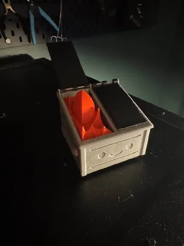 Cute Dumpster Fire by roboticide | Download free STL model | Printables.com